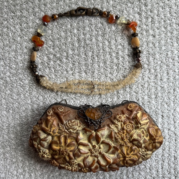 Maya Evangelista | Bags | Maya Evangelista Rare And Vintage Amber ...